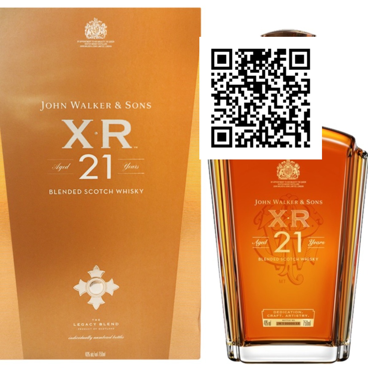 Johnnie Walker XR21 Year Old-Blended Scotch Whisky